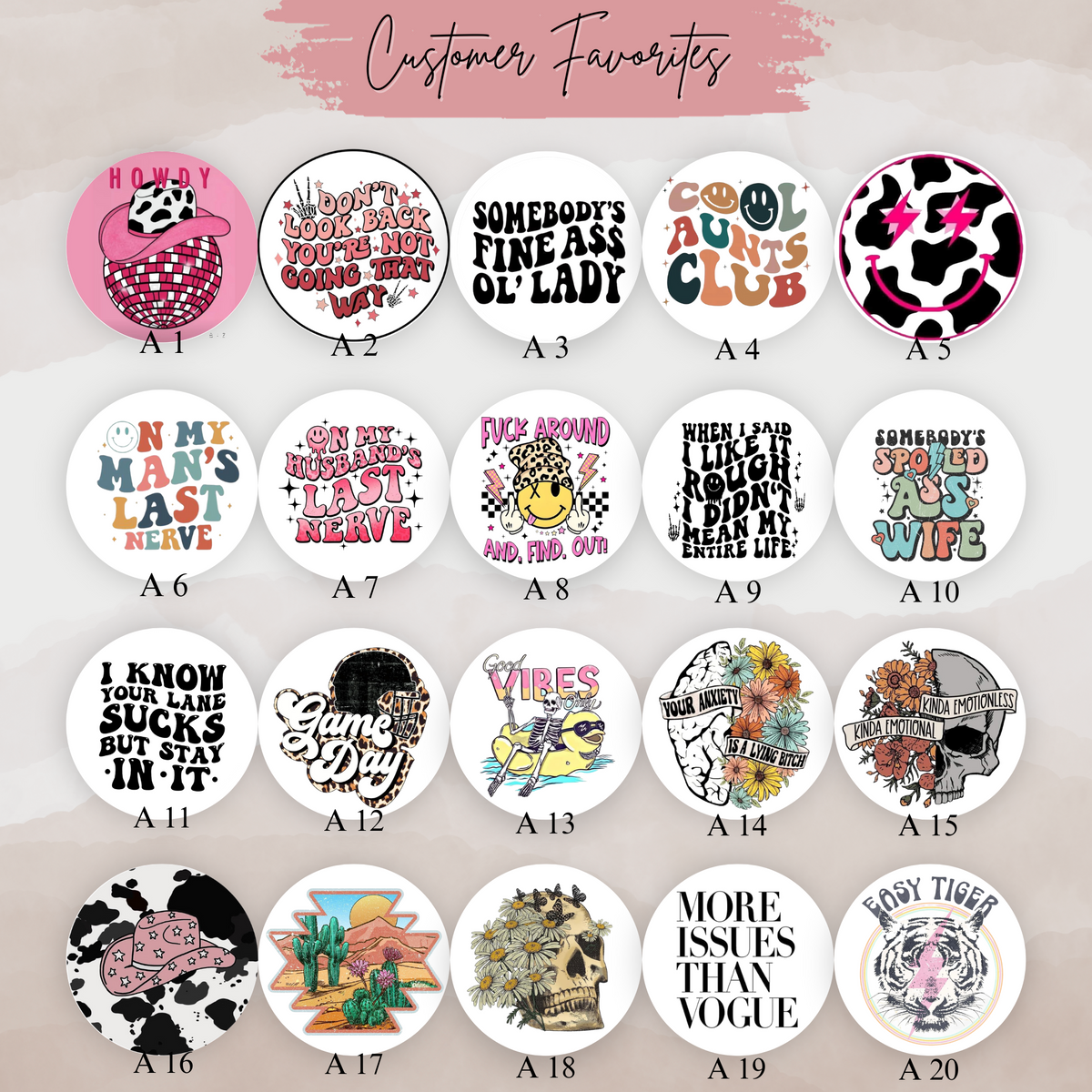 Create Your Own Round Car Freshie – Aveynlane