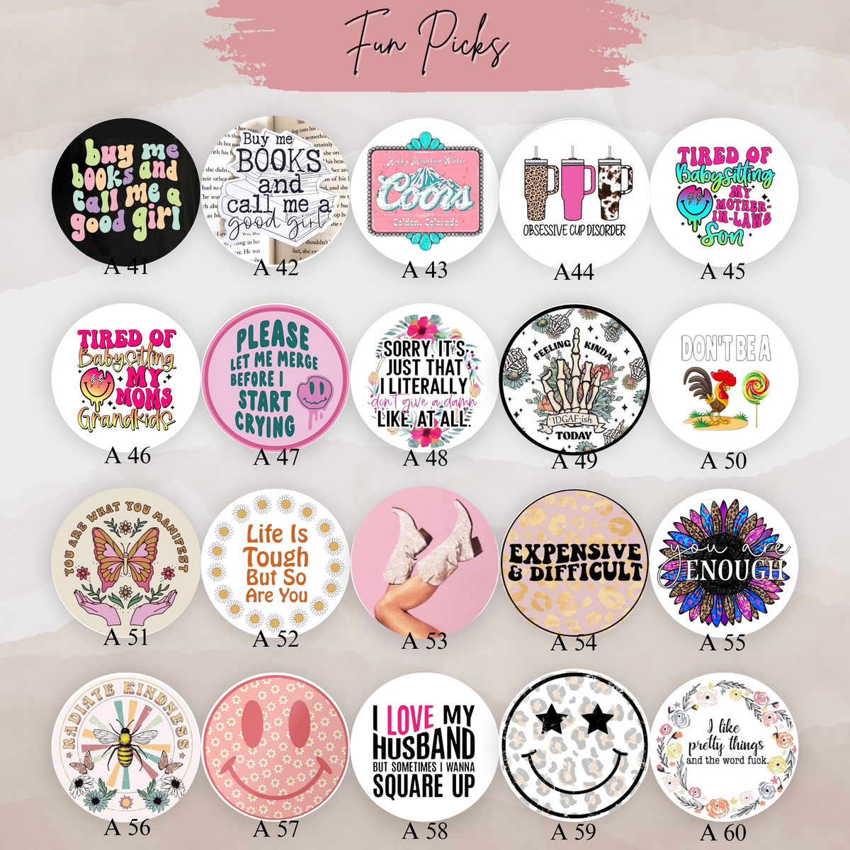 Create Your Own Round Car Freshie – Aveynlane